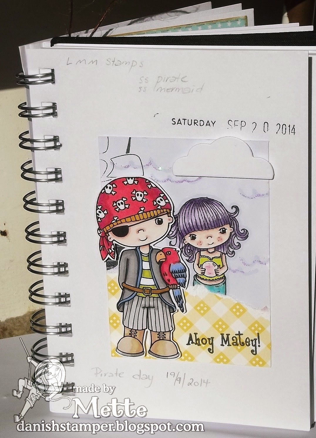 My Perfect Heaven: Little Miss Muffet Stamps - ss Pirate and ss Mermaid