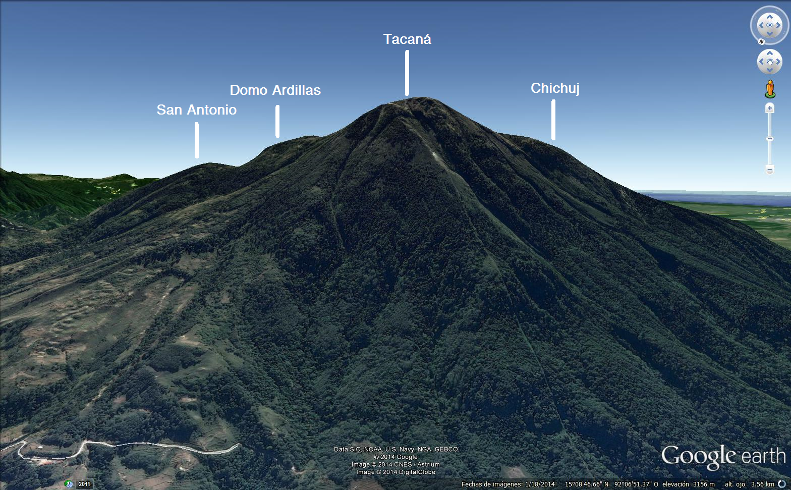 SkyAlert Blog : Volcán Tacaná