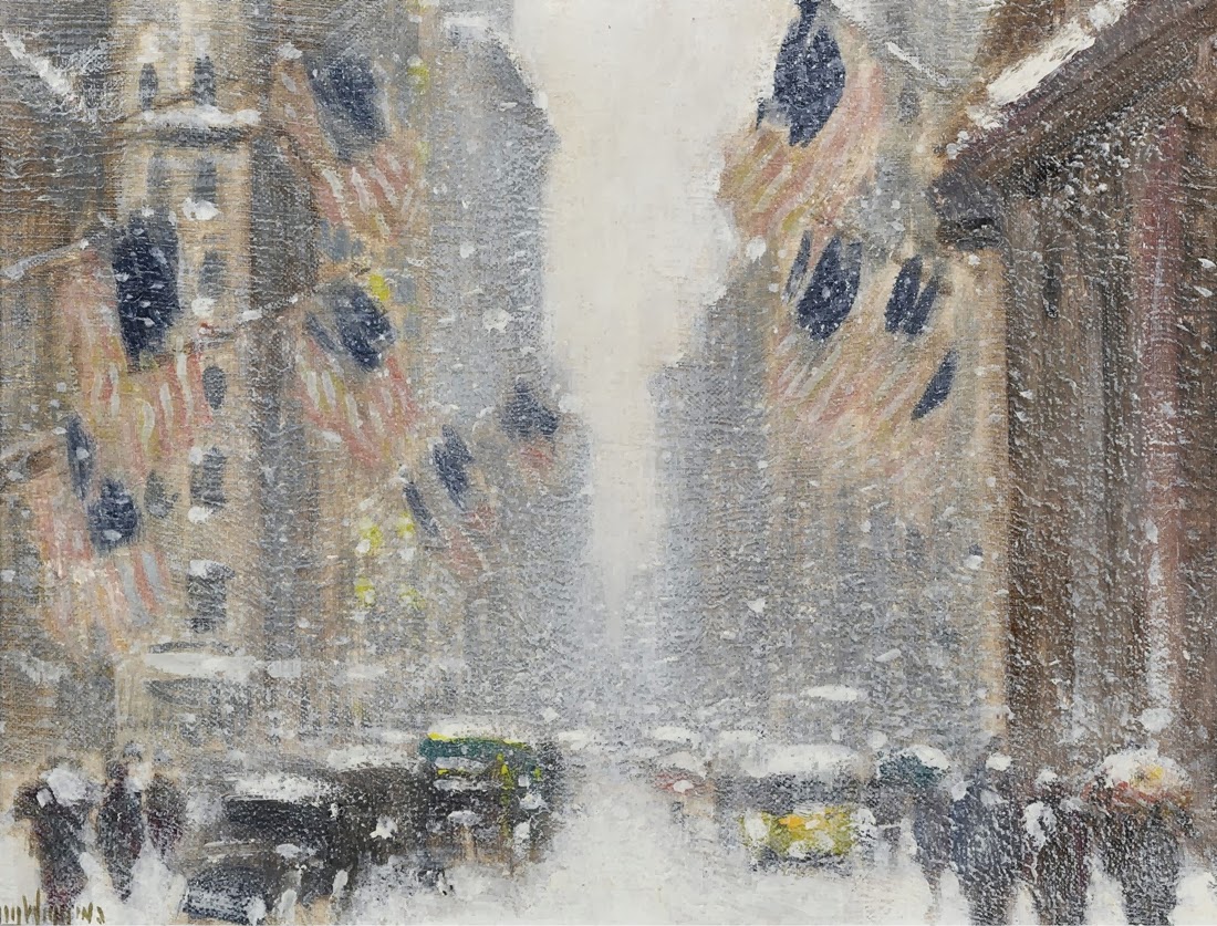 Зимний город. Гай Карлтон Виггинс / Guy Carleton Wiggins (1883 – 1962 ...