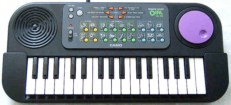 MINI TECLADOS CASIO - CASIO MINI KEYBOARDS: CASIO SA-40