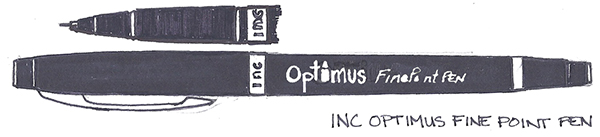 a pen a day: pen 87: inc optimus fine point pen