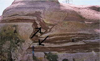 Os Z´s da Ciência: Falha da praia de Ribeira d'Ilhas: falha normal ou ...