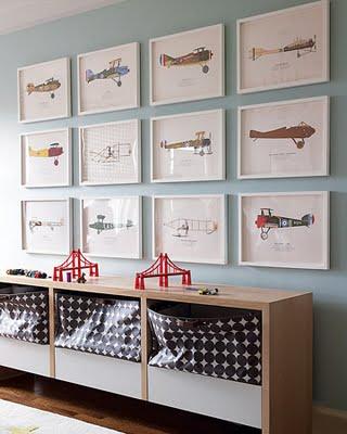 Airplane Themed Boys Room | boy room ideas