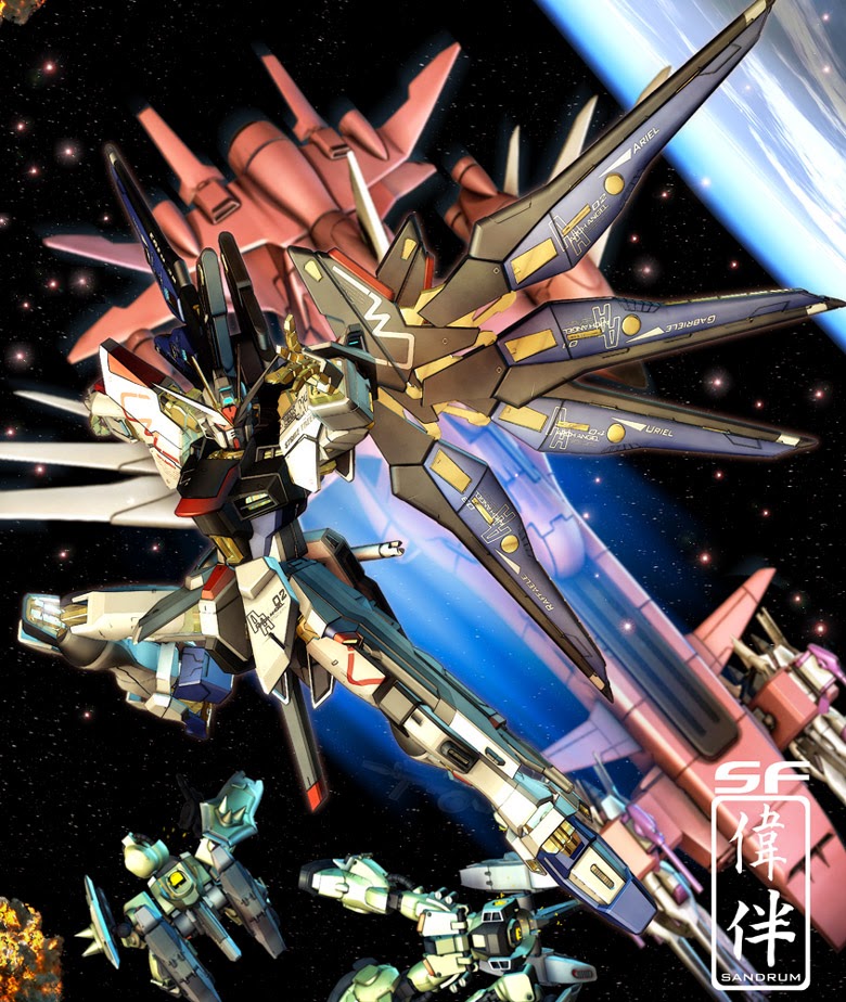 Gundam Digital Mech arts and Wallpaper Images by Sandrum