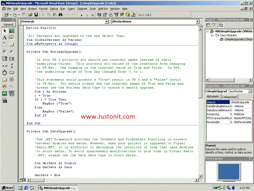 Justonit: Microsoft Visual Basic 6.0 Service Pack 6 Cumulative Download