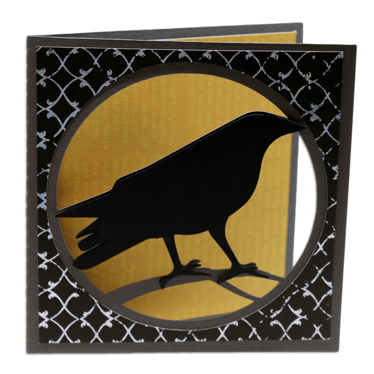 Halloween Circle Window Cards | Bits of Paper