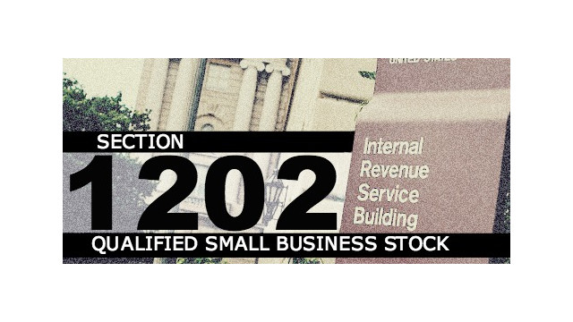 Cincinnati Tax Guy: Making A Comeback: Section 1202 Stock