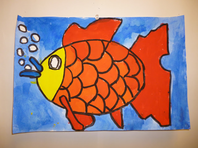 Two Primary Colors = A Secondary Colored Scale Fish