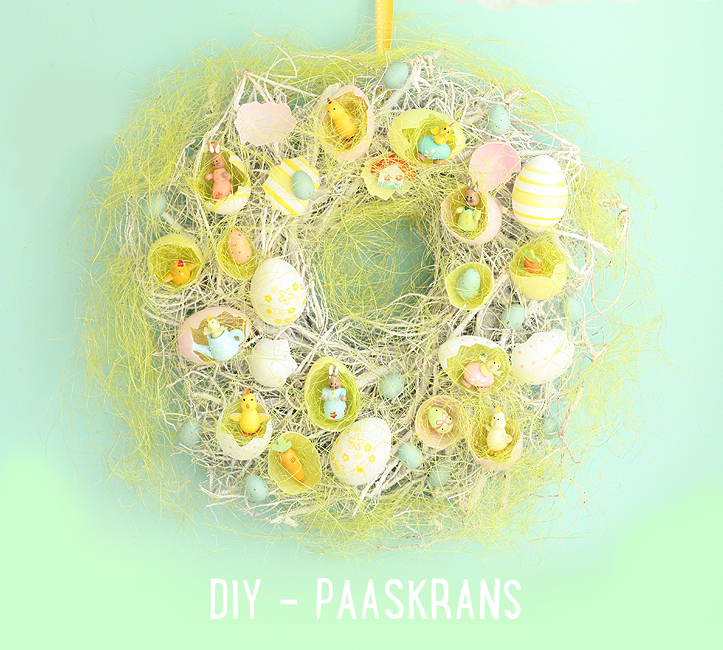 Hip Handwerk: De leukste dingen maak je mooi zelf!: Vrolijk pasen! DIY Paaskrans