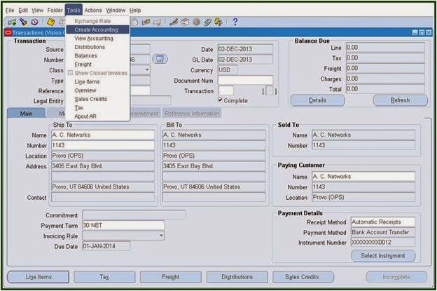 Oracle Applications Oracle Order To Cash O2c Life Cycle