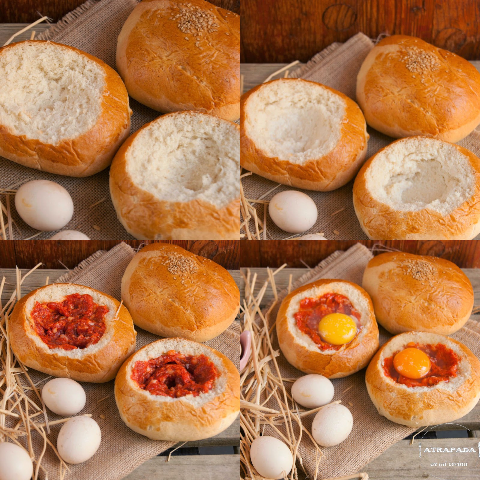 HUEVOS AL NIDO - Atrapada en mi cocina