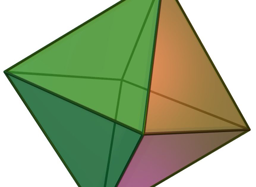 Elementos: Aire y Fuego: El octaedro con el aire.