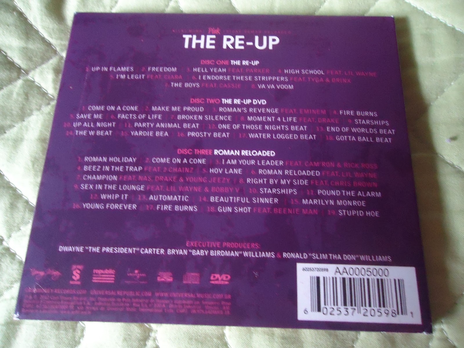 CD Duplo + DVD: Nicki Minaj - Pink Friday: Roman Reloaded - The Re-Up ...