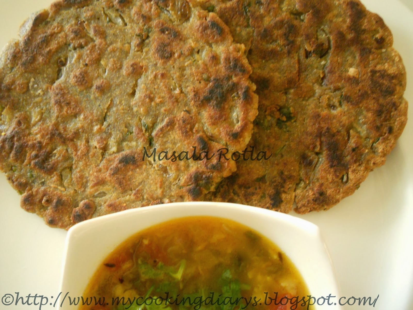 My Cooking diary : Masala Rotla / Gluten Free Millet And Sorghum Bread