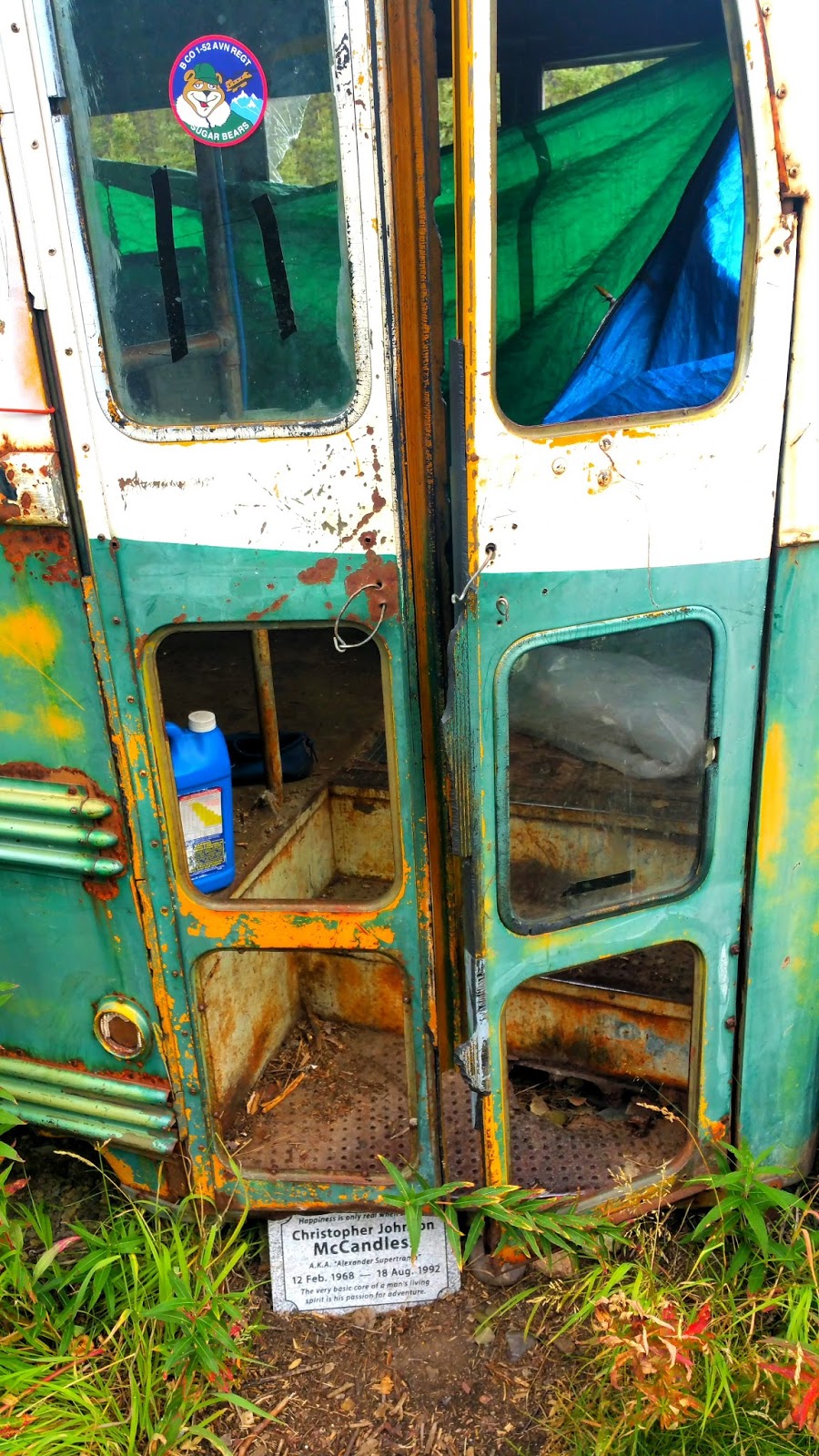 Spread The Better: CHRISTOPHER MCCANDLESS - "Magic Bus" Healy, AK