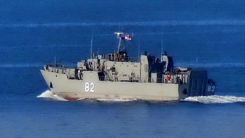 Ships in Split: Krka (landing & mine-laying vessels, 1994) DBM-82