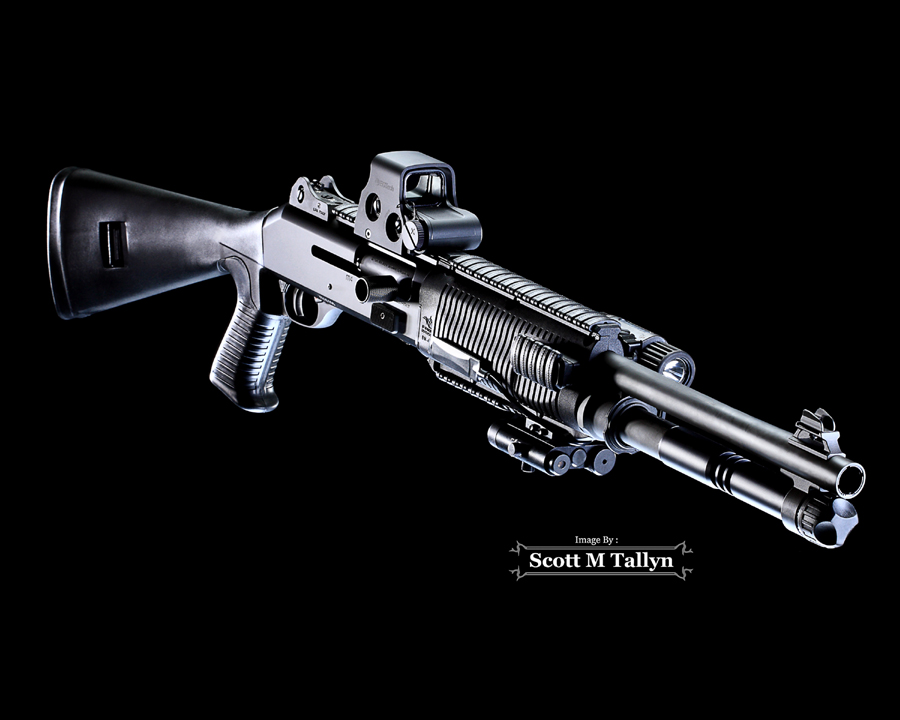 GunShots Photography: Custom Benelli M4 Tactical Shotgun (Part #2)