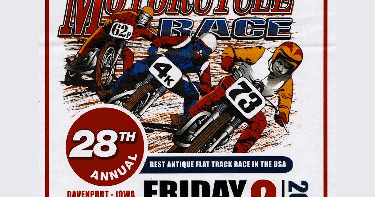 Motorcycle Event News: Iowa Antique Flat Track Racing Sept. 2nd in ...