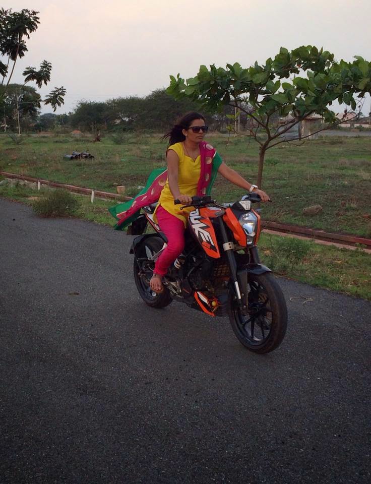 indian lady riding bike 77 - IndiaGirlsOnBike - Women Empowerment Of India