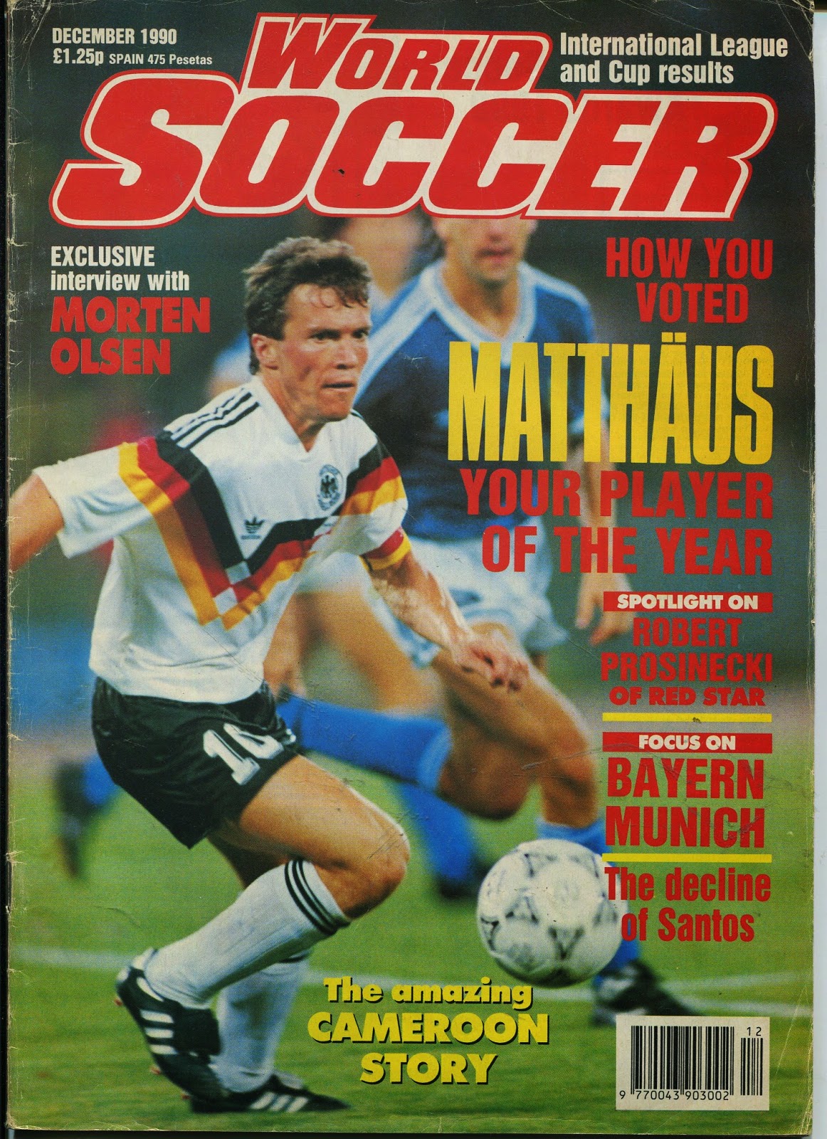 Soccer Nostalgia: Magazine Awards, Part Nine
