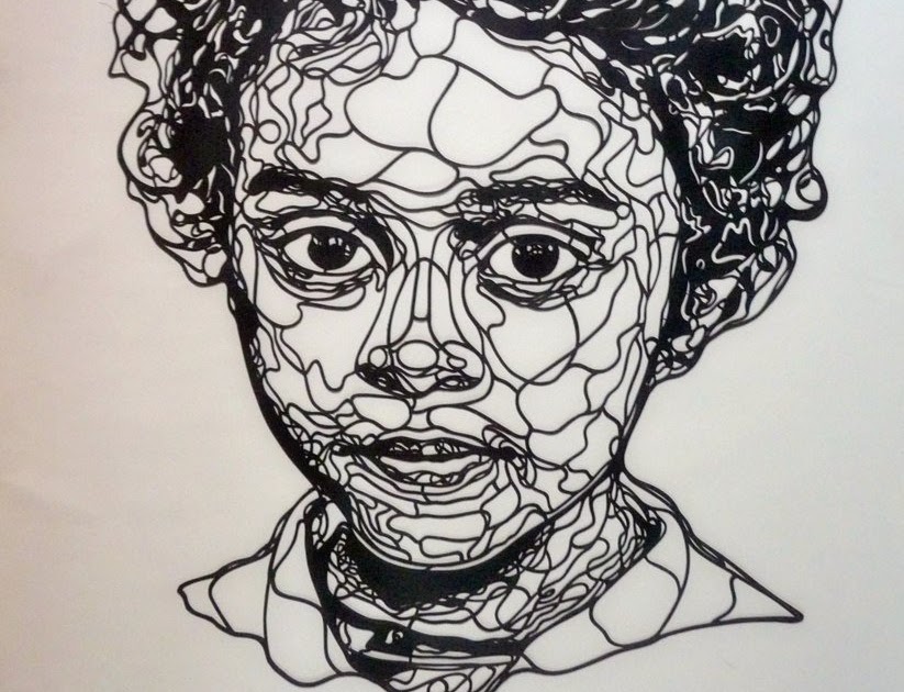 3D Materials and Concepts: Papercut Portraits by Kris Trappeniers