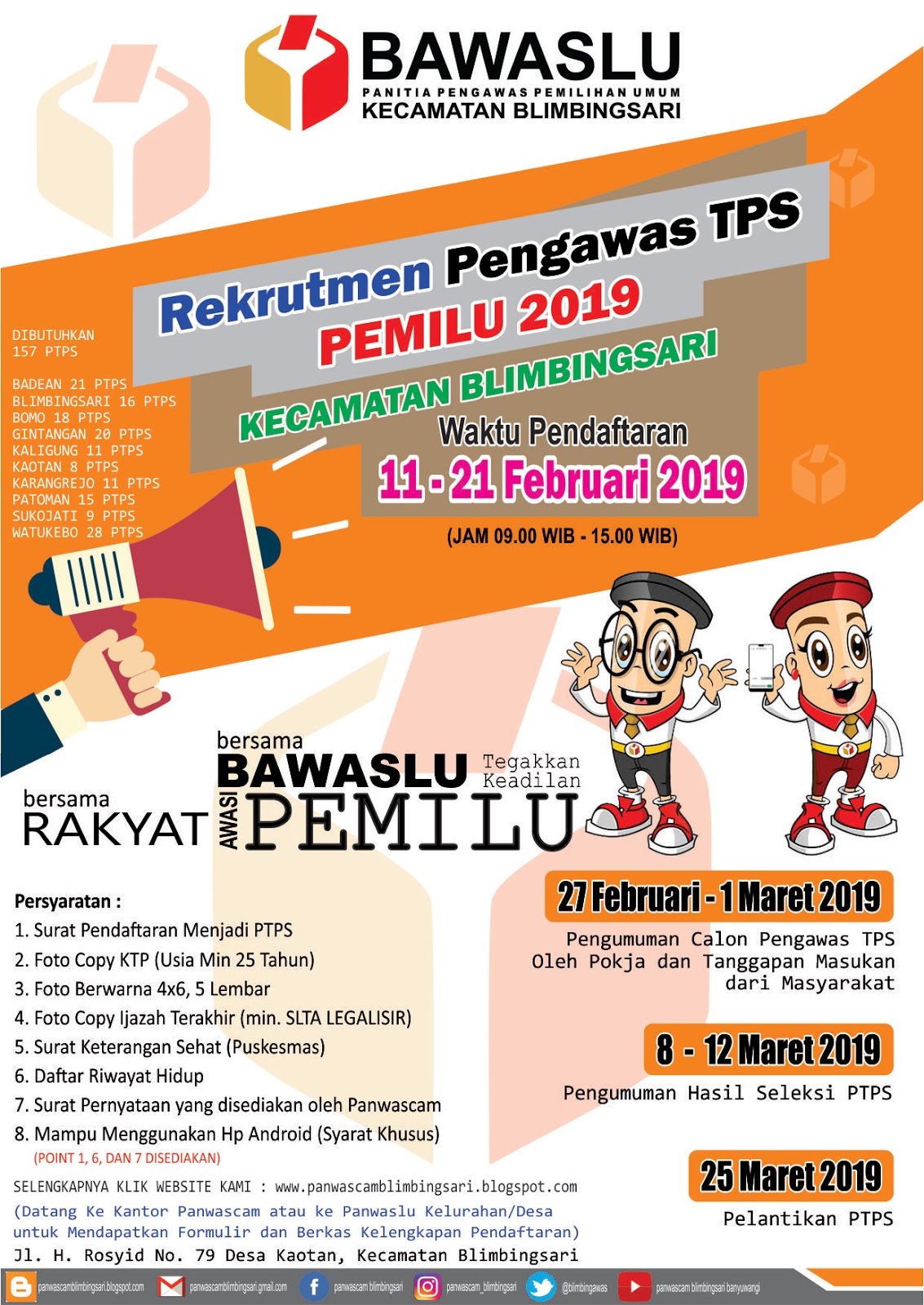 PANWASCAM BLIMBINGSARI KABUPATEN BANYUWANGI