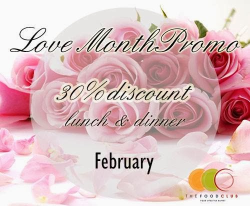 Manila Shopper: The Food Club Love Month Buffet Promo 2014