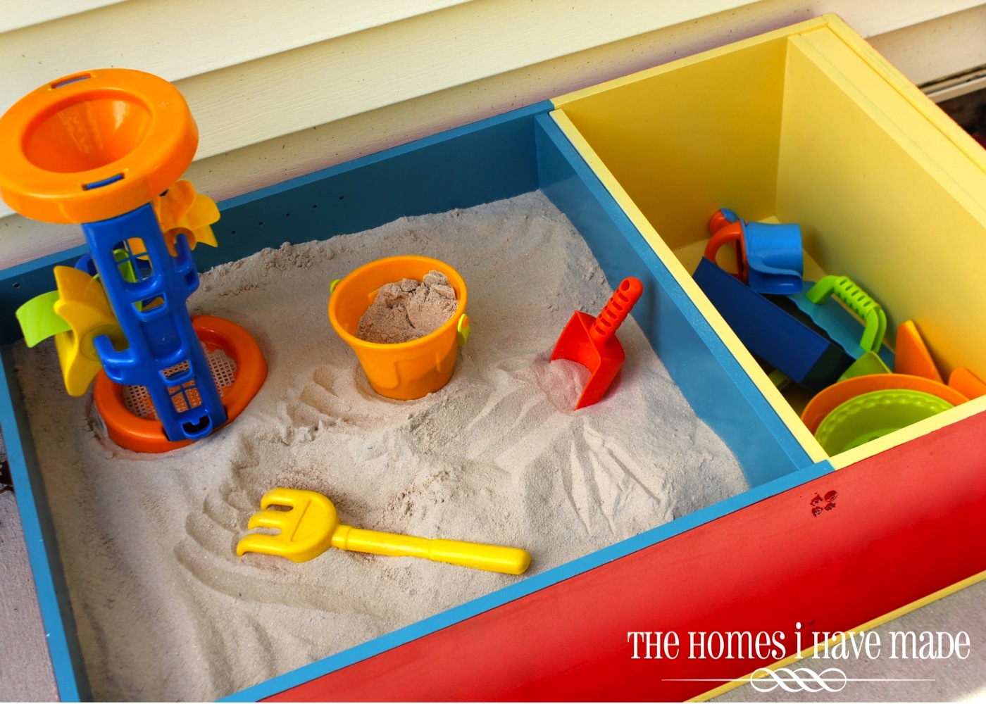 Color-Block Sandbox (Wayfair DIY Challenge) - The Homes I Have Made