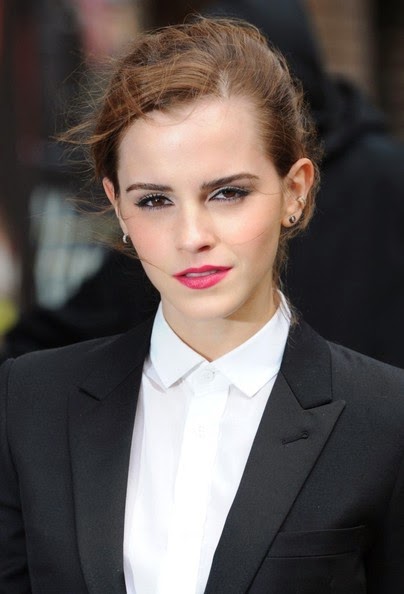 Hairstyle Photo: Emma Watson Classic Bun Hairstyle Picture