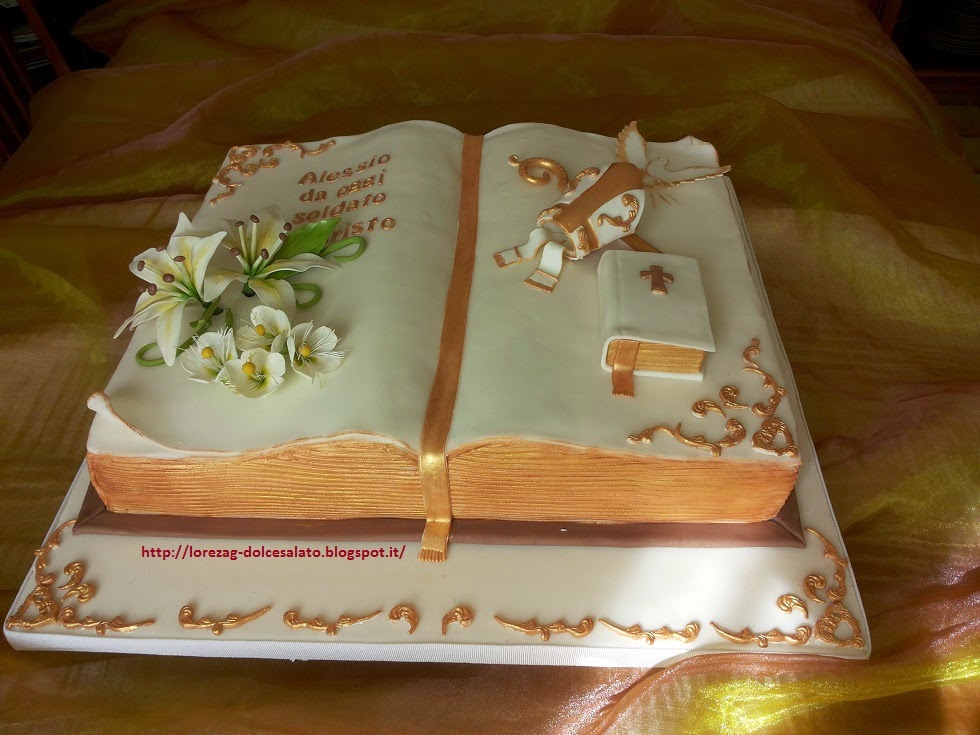 LE TORTE DI LORENA ....E NON SOLO!!!!!: Torta Cresima di Alessio