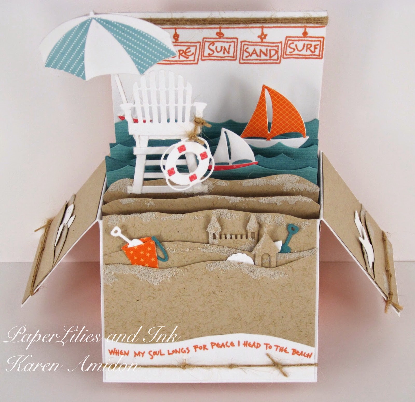 PaperLilies and Ink: IMPRESSION OBSESSION-SUN, SAND AND SURF!