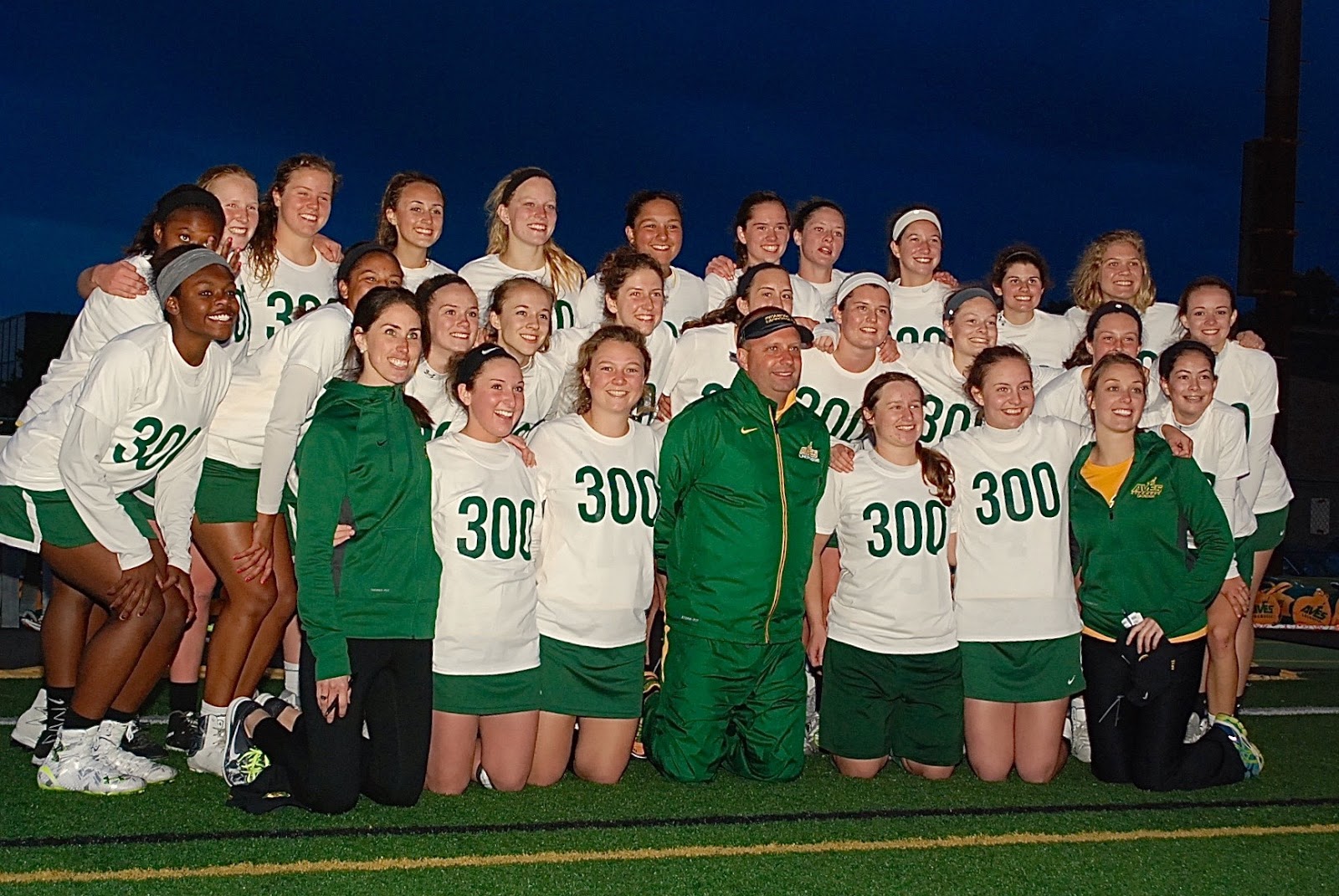 Sycamore Lady Aviator Lacrosse 2016: EDDIE'S 300TH