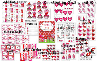 Life in First Grade: Valentine's Unit...TPT!