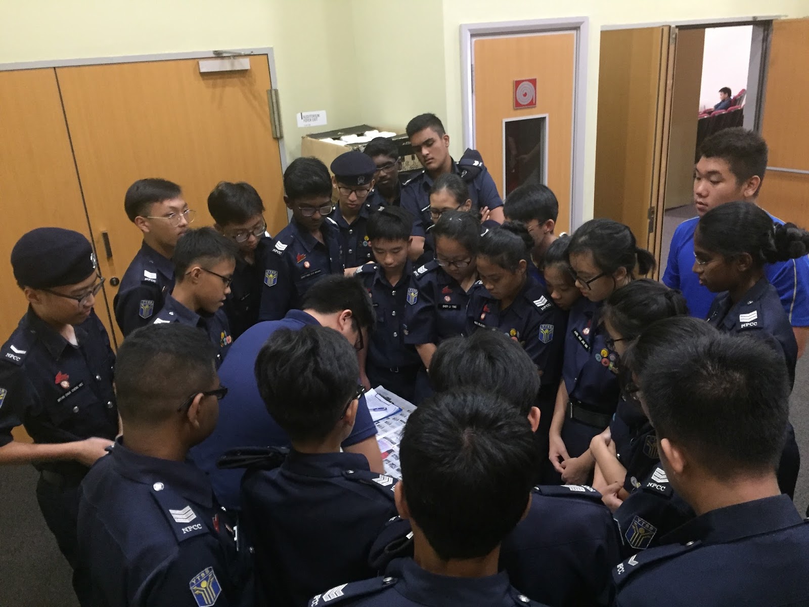 YTSS National Police Cadet Corps: Sec 3 squad CSI Training 2017