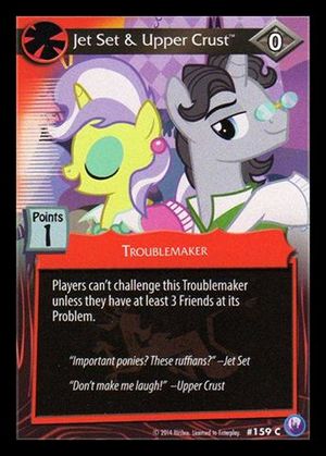 MLP Jet Set & Upper Crust CCG Cards | MLP Merch
