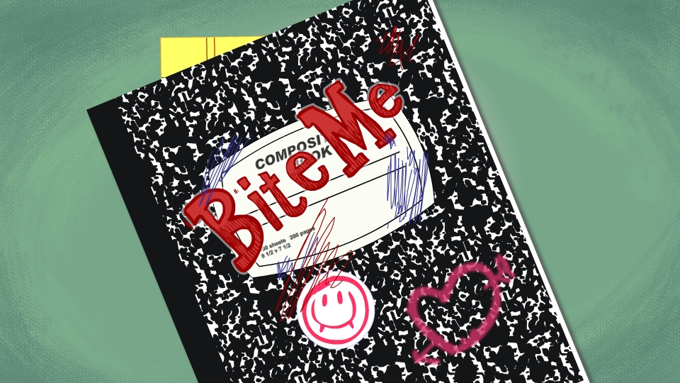 Bite Me,, Concept Art: Bite Me Logo Concept V2