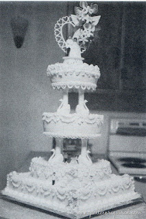 Retro Cookbook Recipes: I'm back! And there's 1960s wedding cakes to share