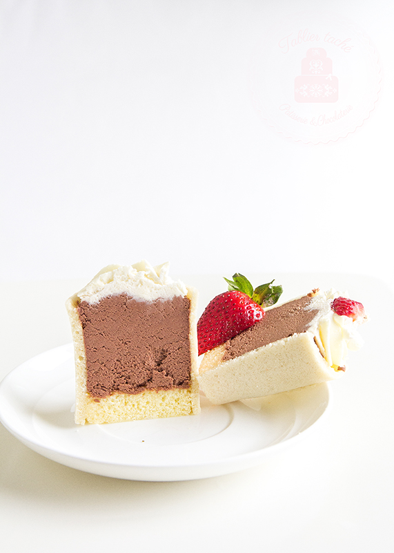 Tablier taché: Spring Chocolate Mousse Mini Cakes