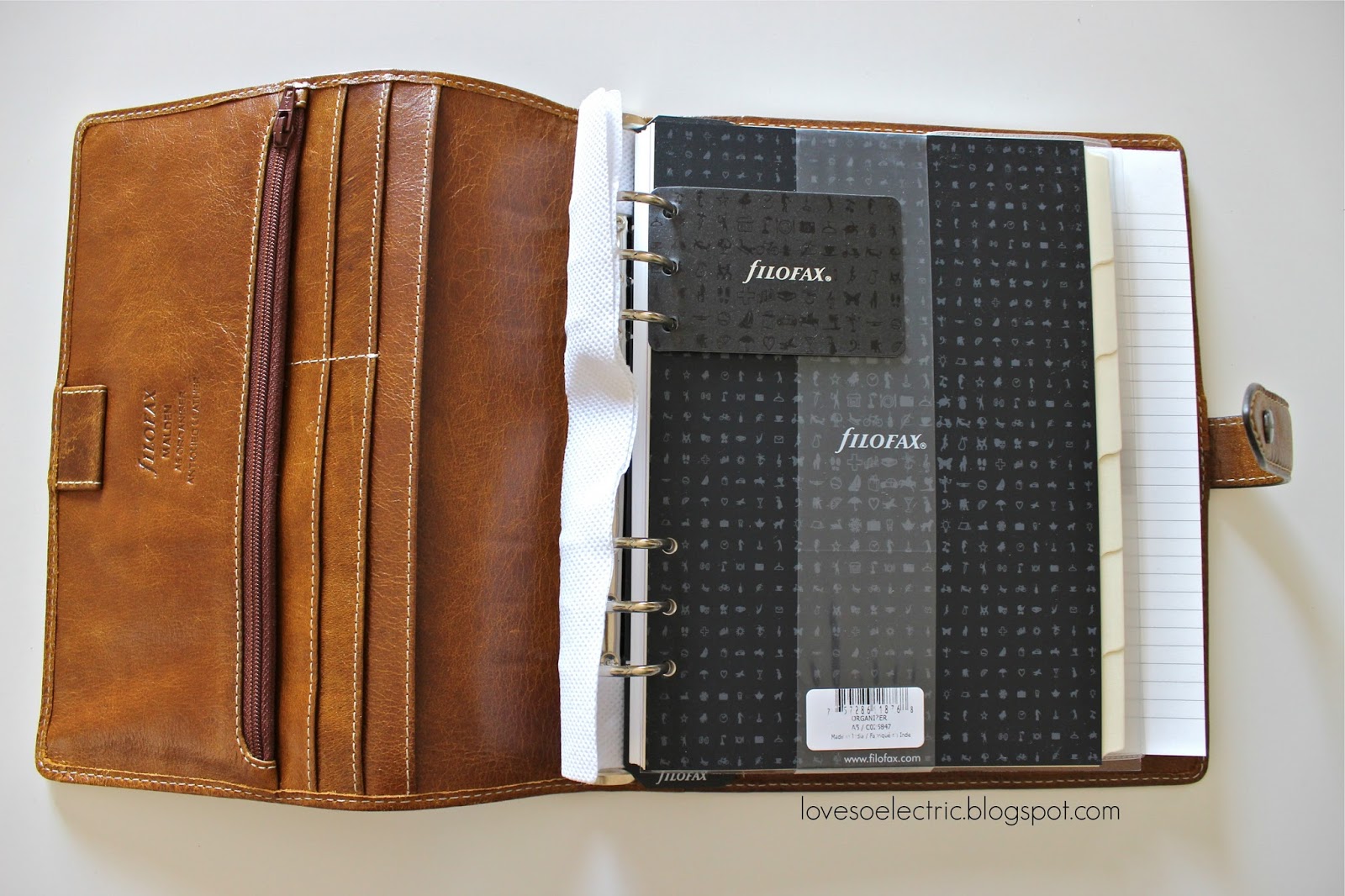Love So Electric : Filofax Ochre Malden A5 Review