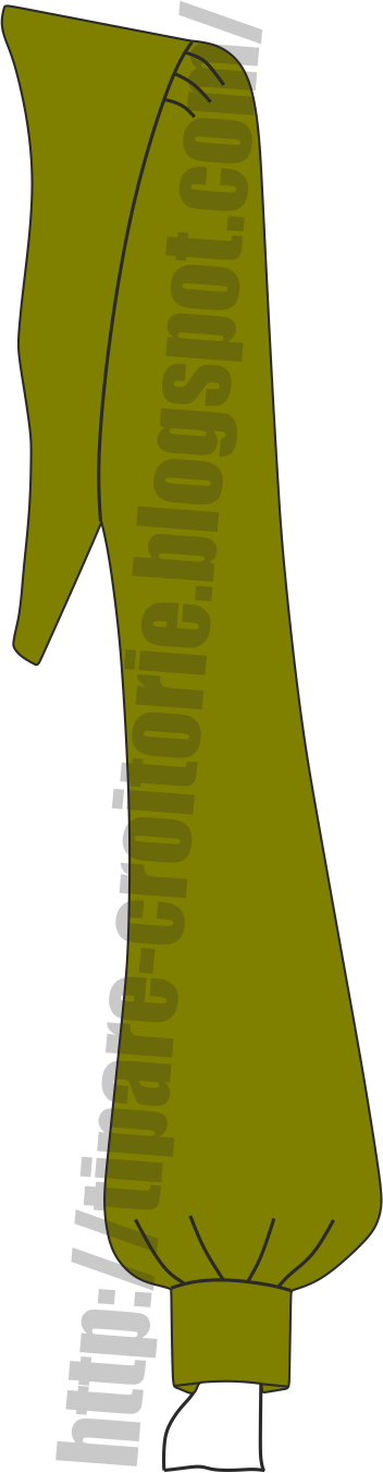 Tipare de croitorie: Maneca bufanta