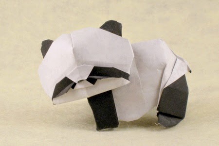 origami panda ~ origami instructions art and craft ideas