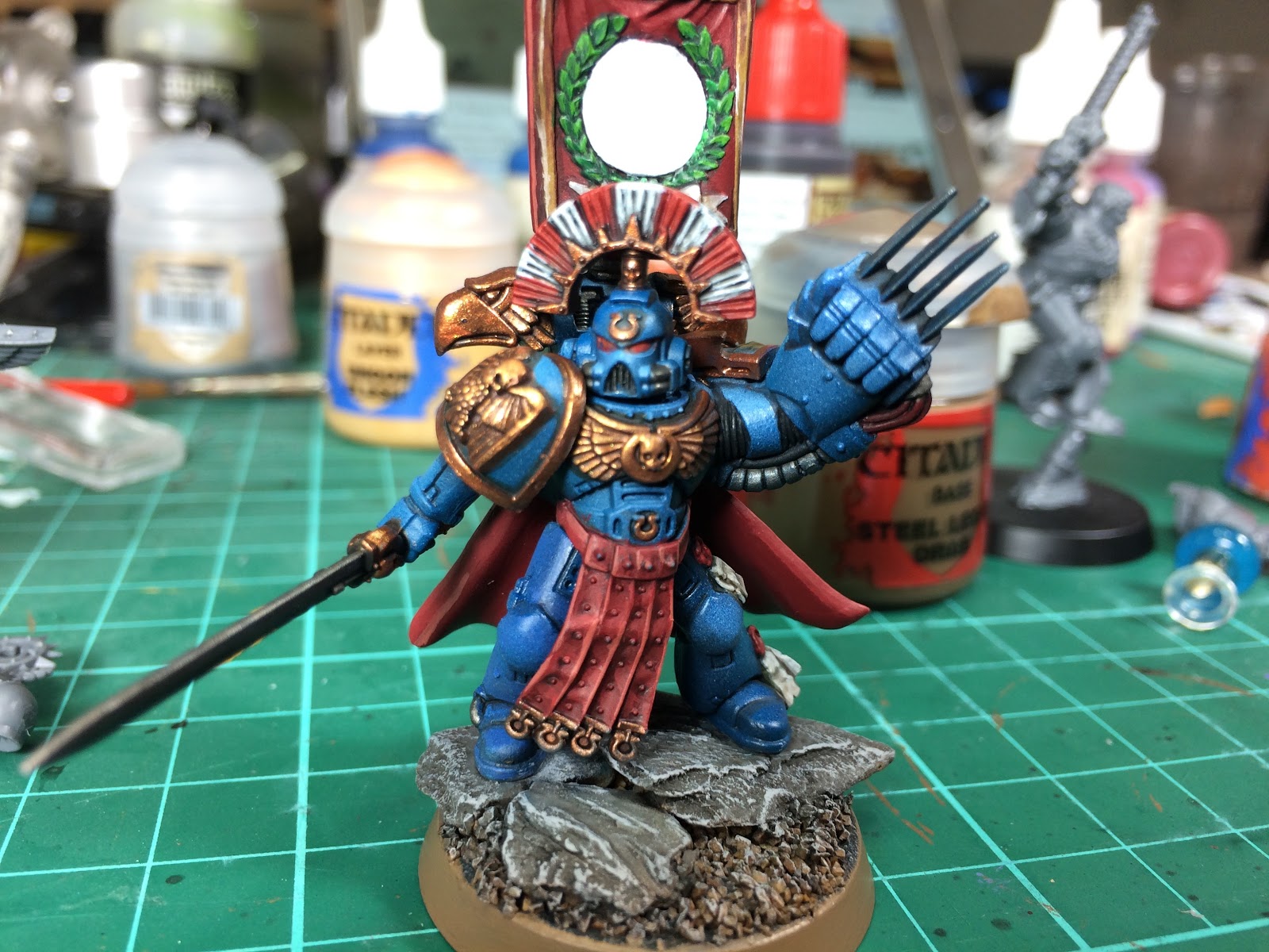 Watching Paint Dry: Ultramarine Commander almost done