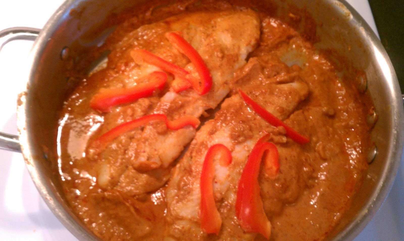 The Small Town Kitchen: Fish in Panang Curry sauce with Thai 'Sweet and ...