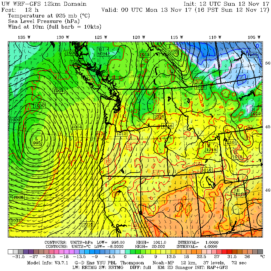 Cliff Mass Weather Blog: A Possible Strong Wind Event Tomorrow