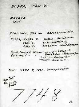 Detour Through History: John W. Soper