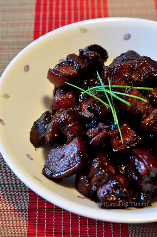 Rumbling Tummy: Red Braised Pork Belly (红烧肉)