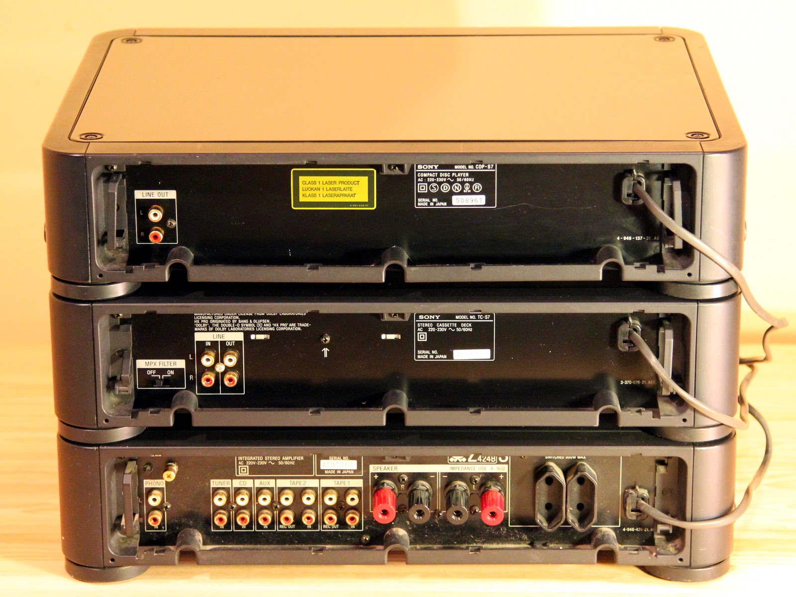 Винтажная аудиотехника Hi-Fi и виниловые пластинки LP •: Sony S7 ...