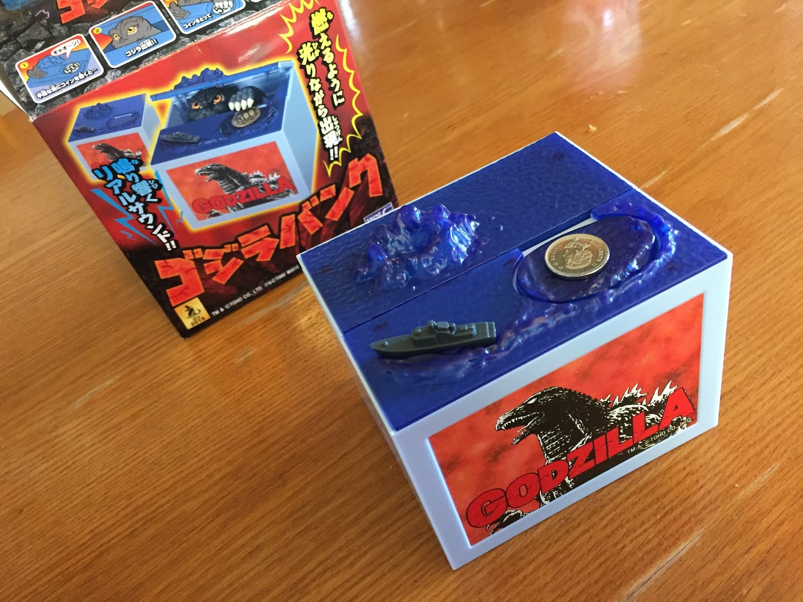 Godzilla Coin Bank and Blind Box Figures From Japan