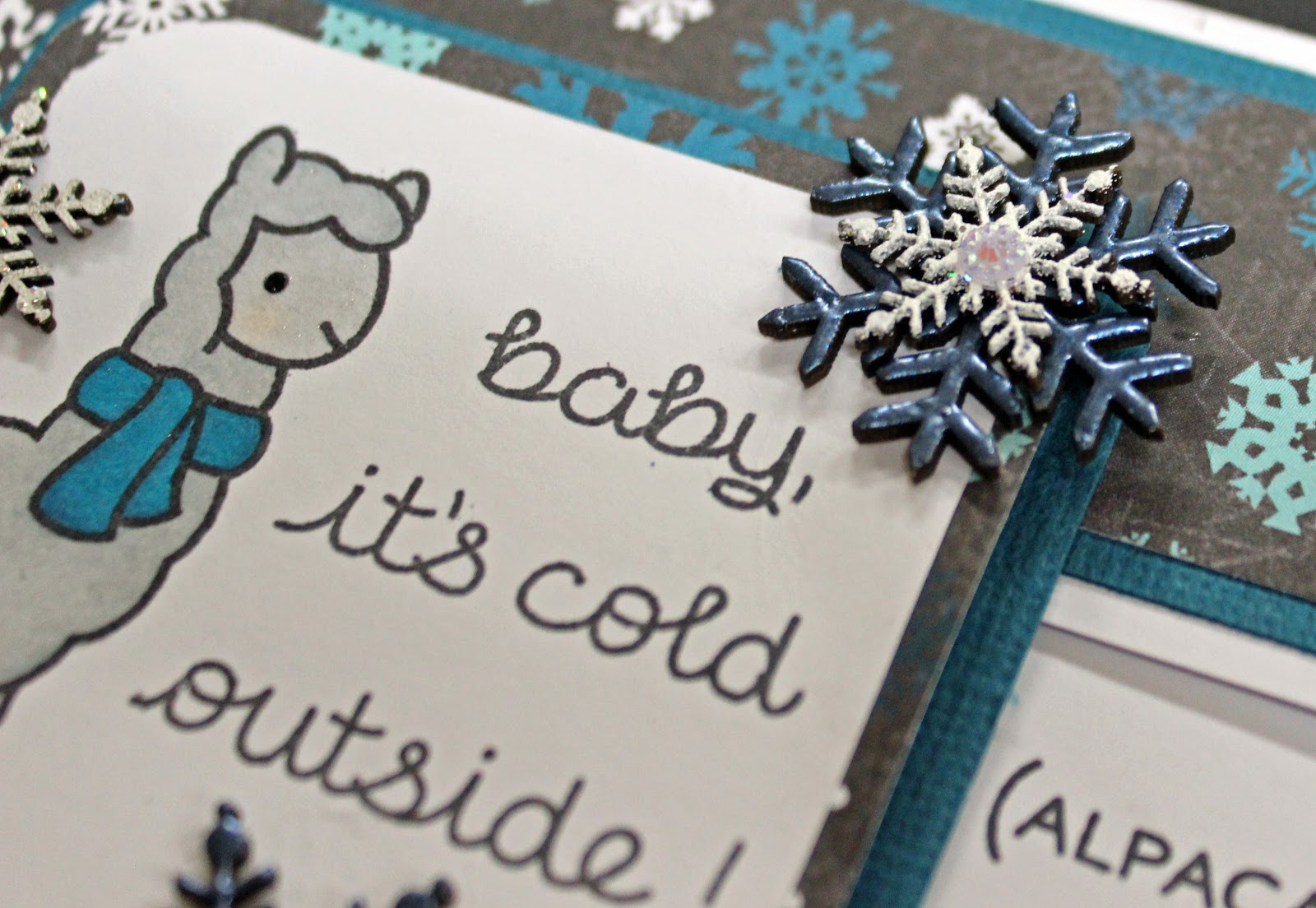 Corina Finley Designs: Baby, it's Cold Outside Card
