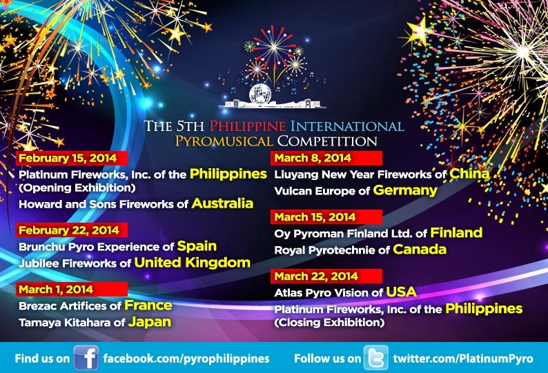 Mall of Asia's 5th Philippine International Pyromusical Competition ...